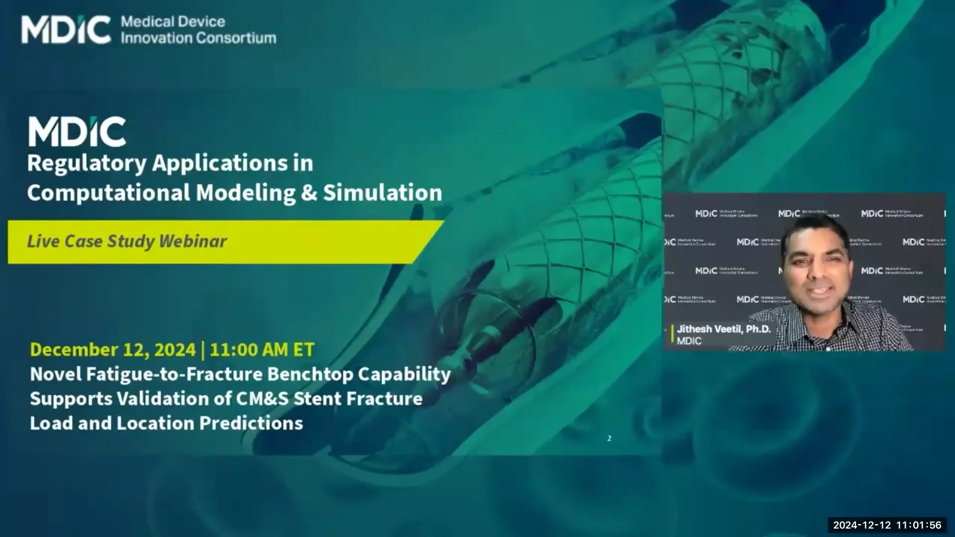 Regulatory Applications in Computational Modeling & Simulation: Case Study Webinar
