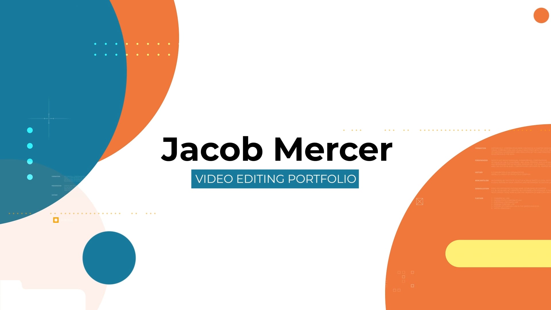 Jacob Mercer Portfolio | Videos & Movies on Vimeo
