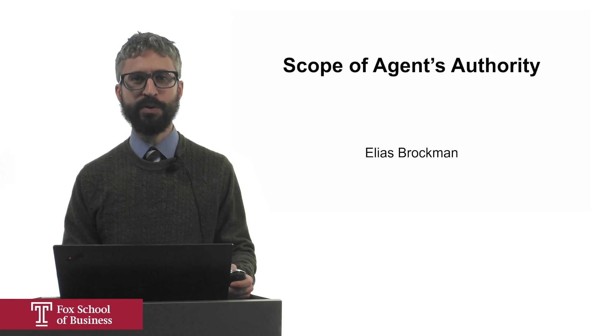 Scope of Agent’s Authority | Video Vault