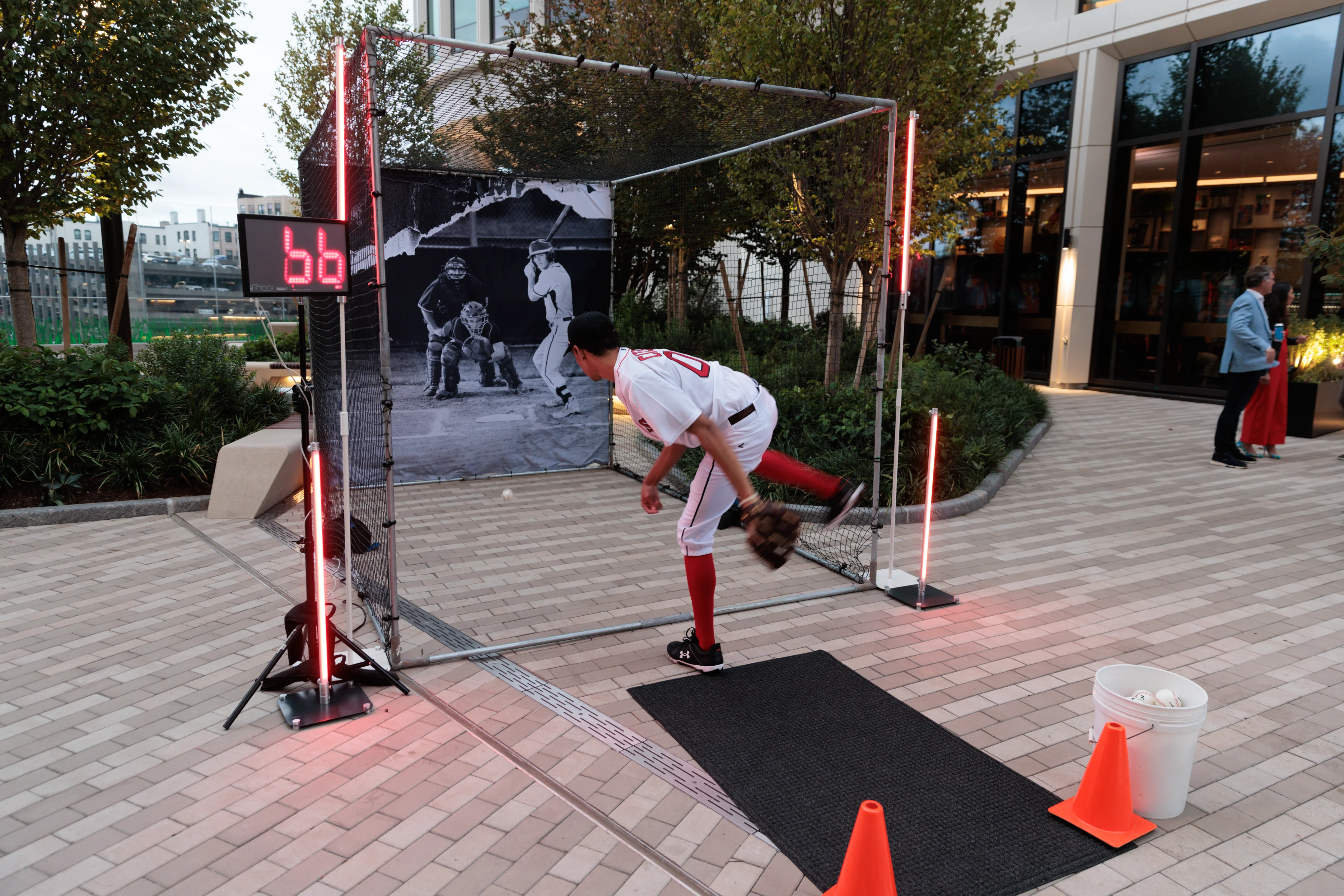 Custom Speed Pitch with Extra Large LED Display and Rear Rader Gun by ...