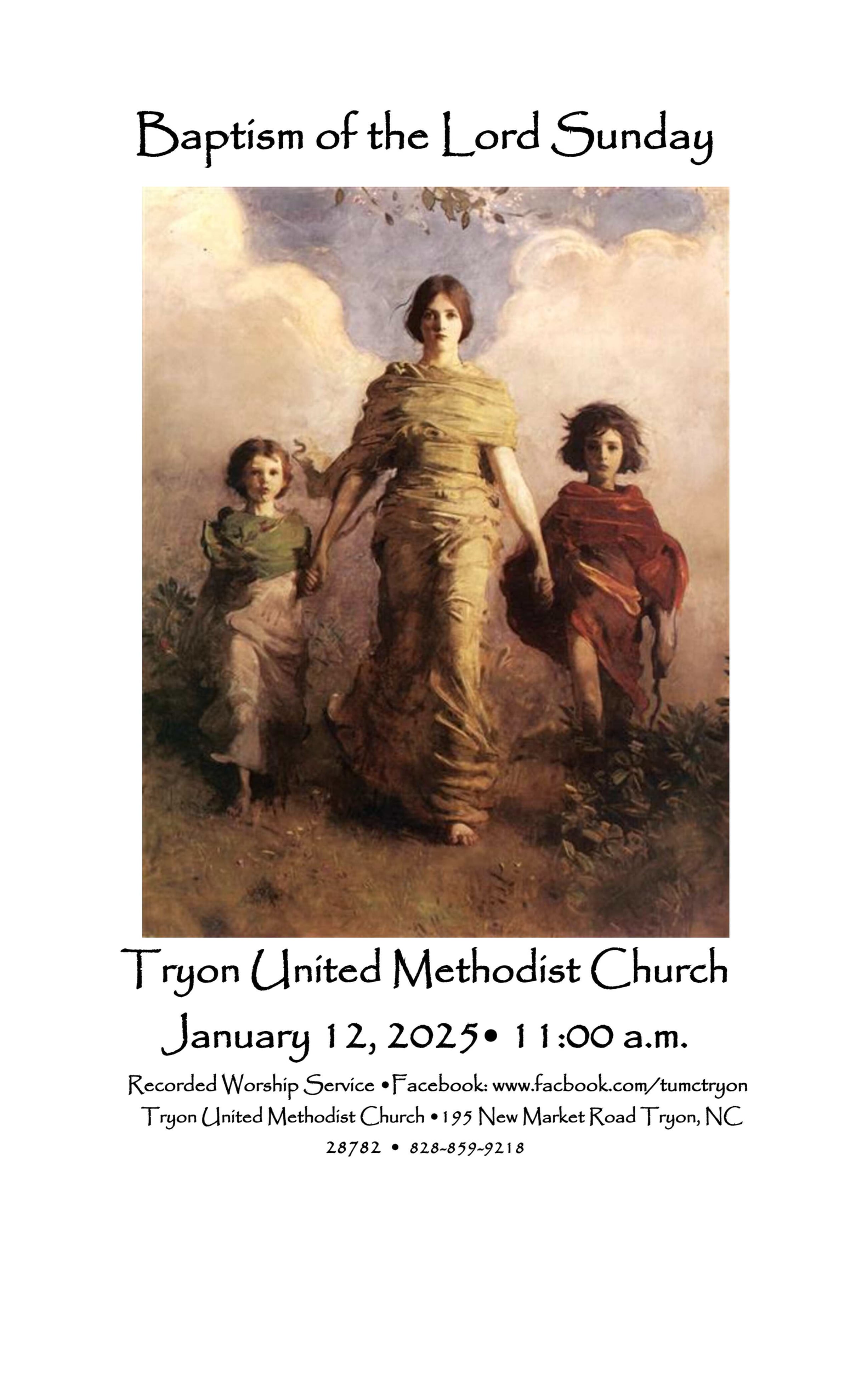 I Wish You Peace. Baptism of the Lord Sunday. Jan 12 , 2025