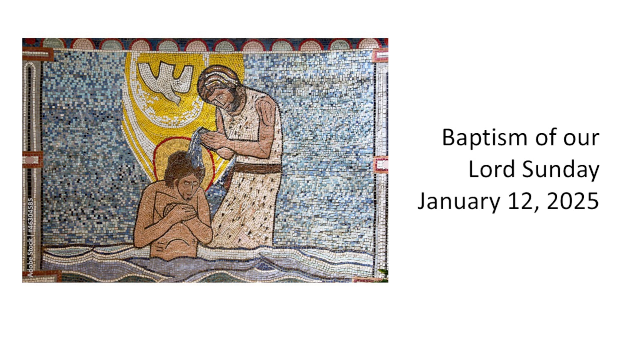 Baptism of Our Lord Sunday
