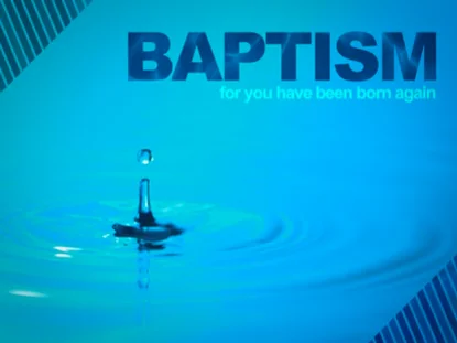 The baptism of Michelle Rix