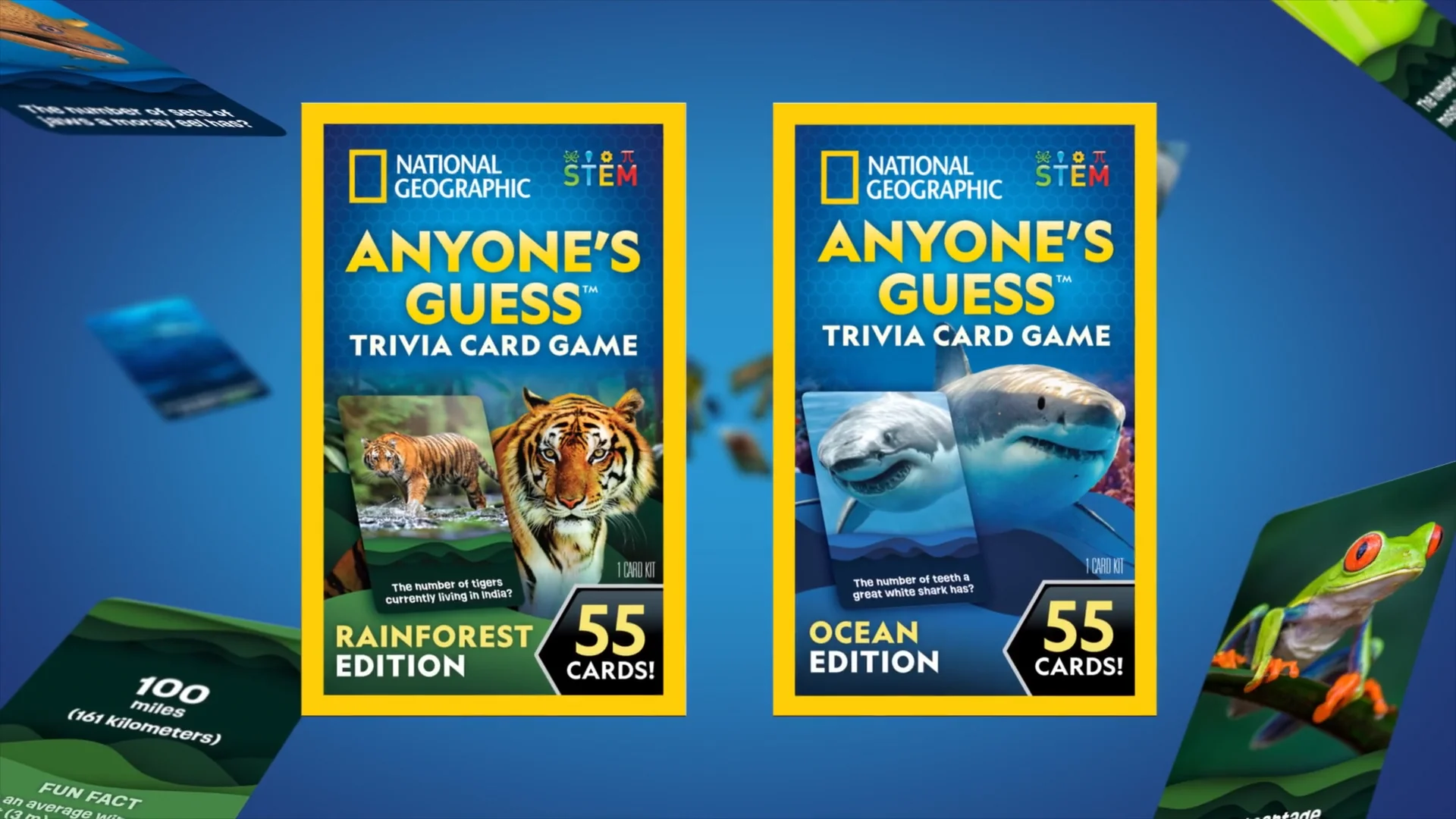 National Geographic - Anyone's Guess Trivia Card Game