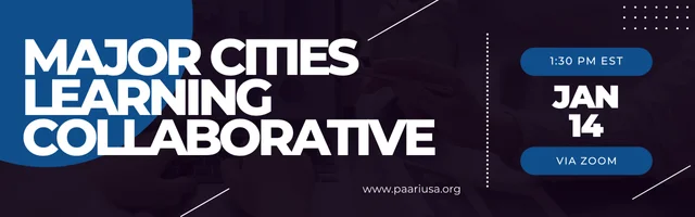 Major Cities Learning Collaborative 1/14/25