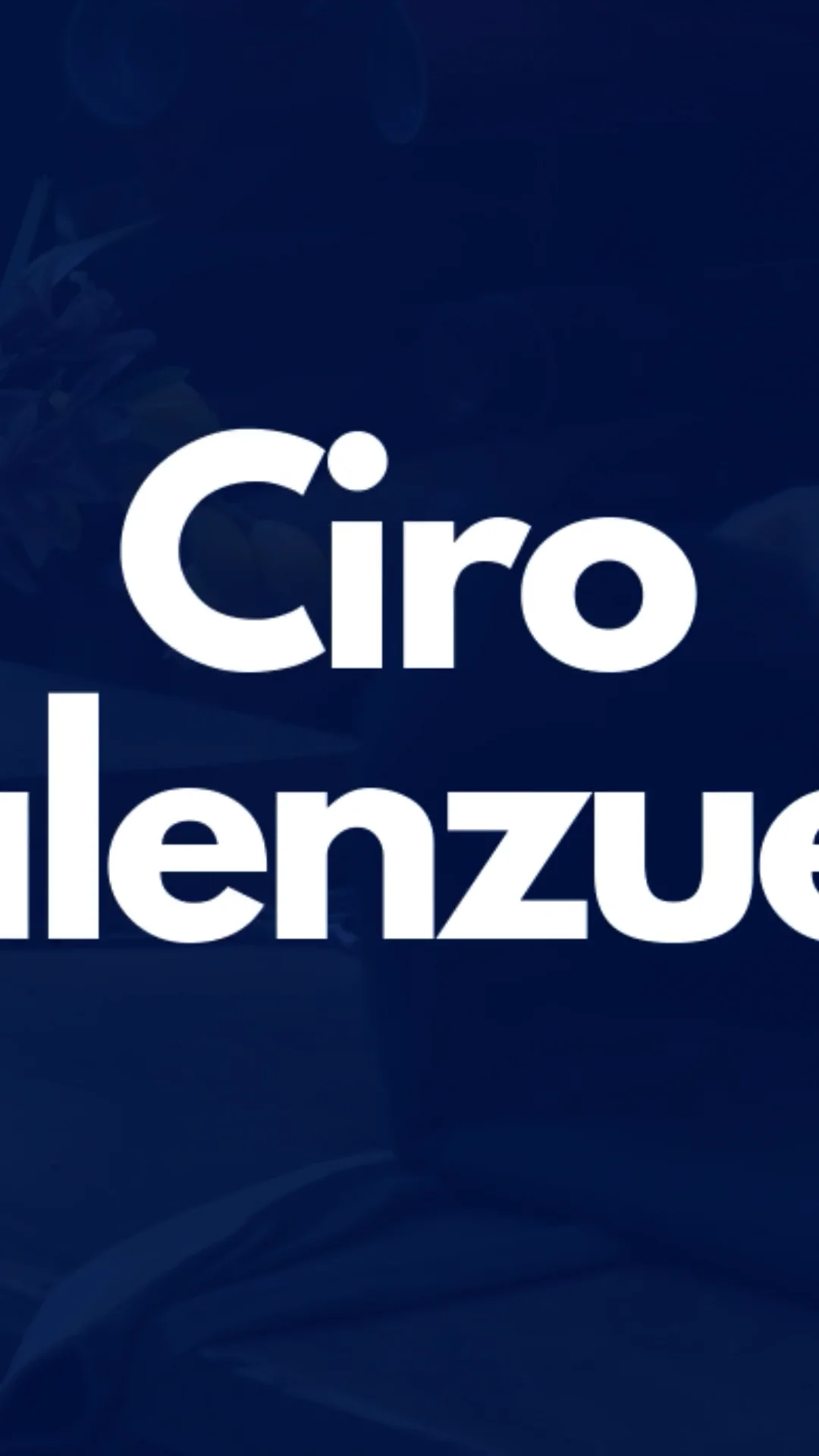 Presentación Ciro Valenzuela - ¿Quién soy?