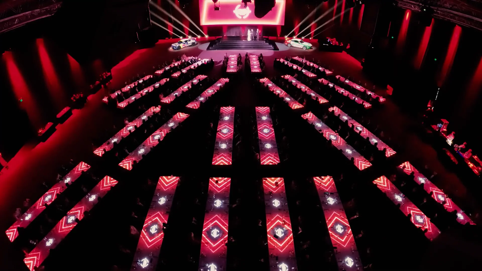 Adelaide 500 State Dinner | Immersive Table Projection Mapping