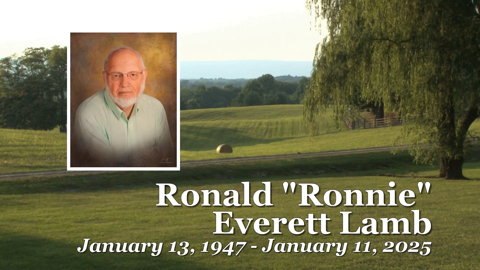 Ronald "Ronnie" Everett Lamb - Morgan & Nay Ron Lamb on Vimeo