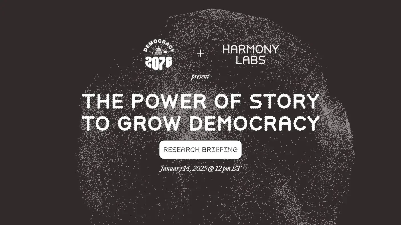The Power of Story to Grow Democracy