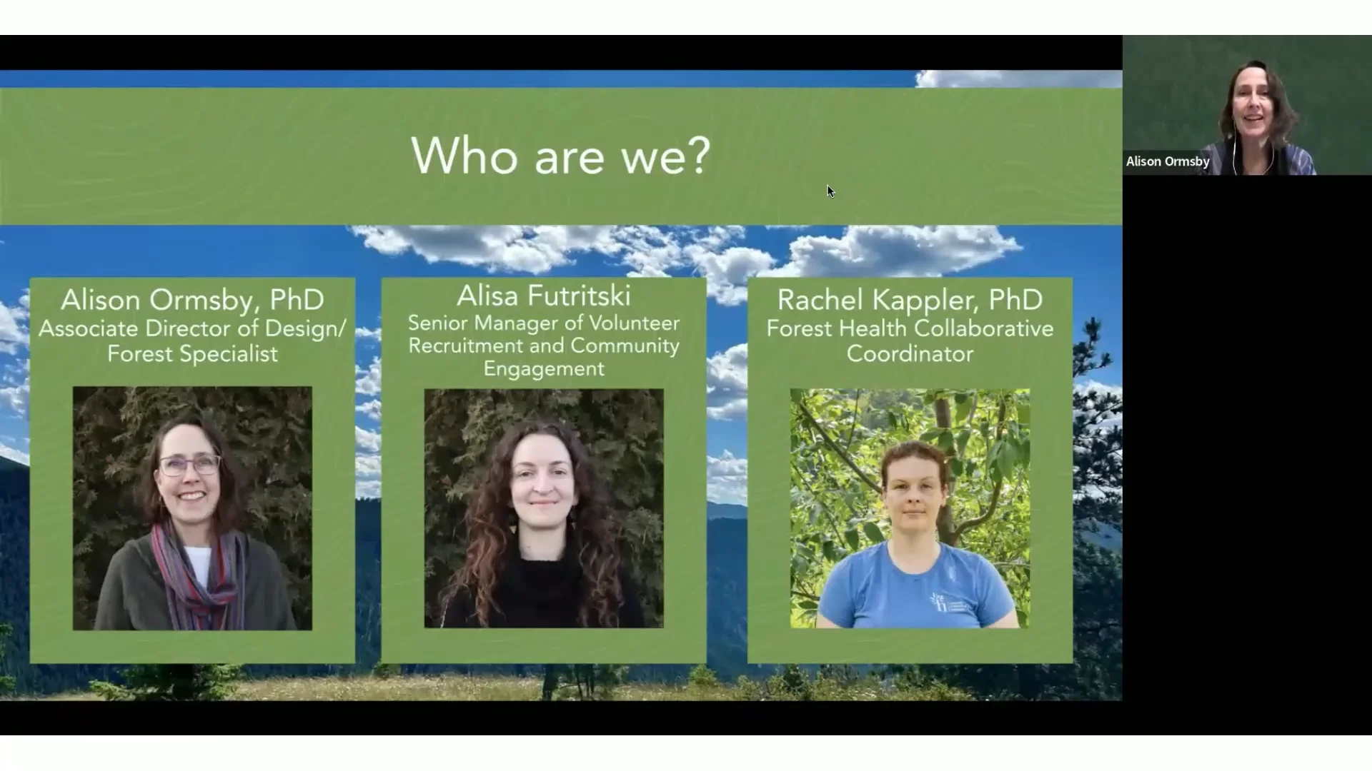 Eastern Hemlock - Project Launch Webinar