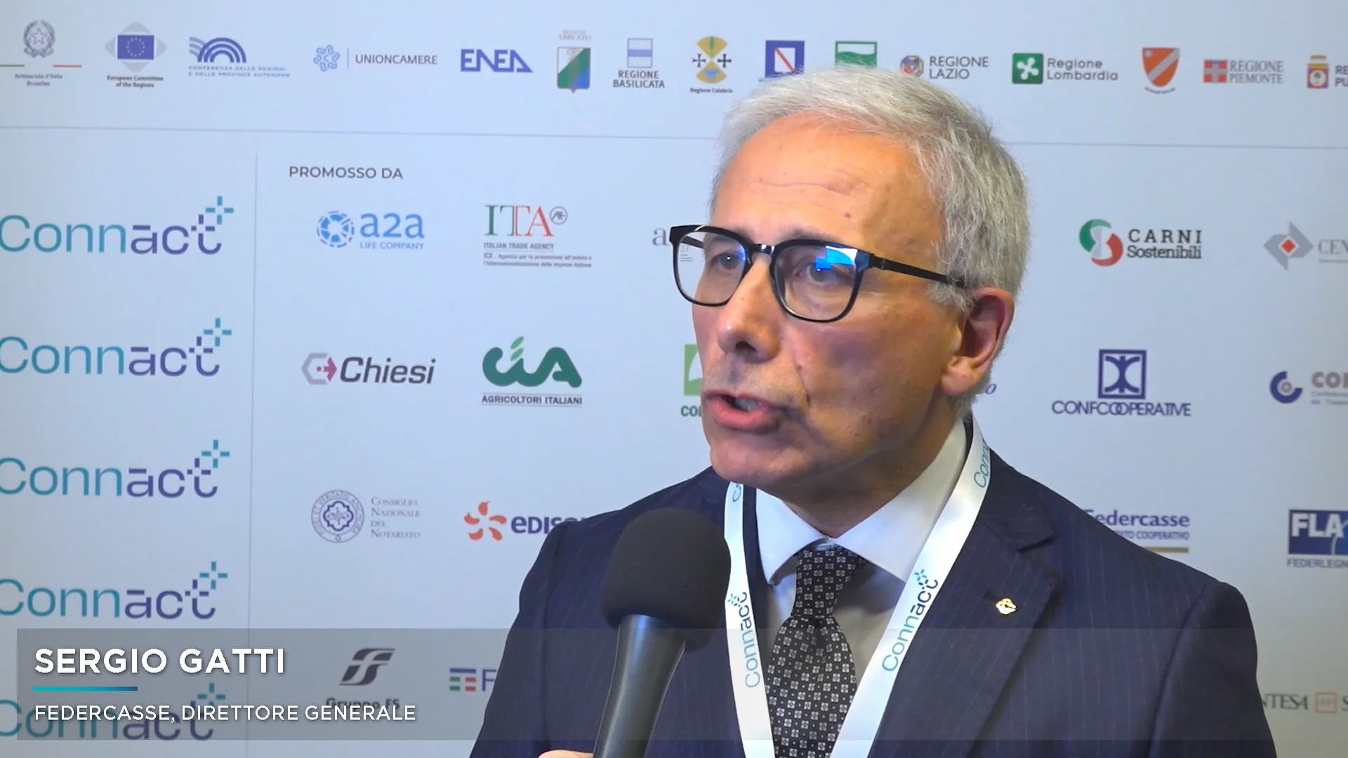 Sergio Gatti di Federcasse, Direttore generale, a Connact Annual ...
