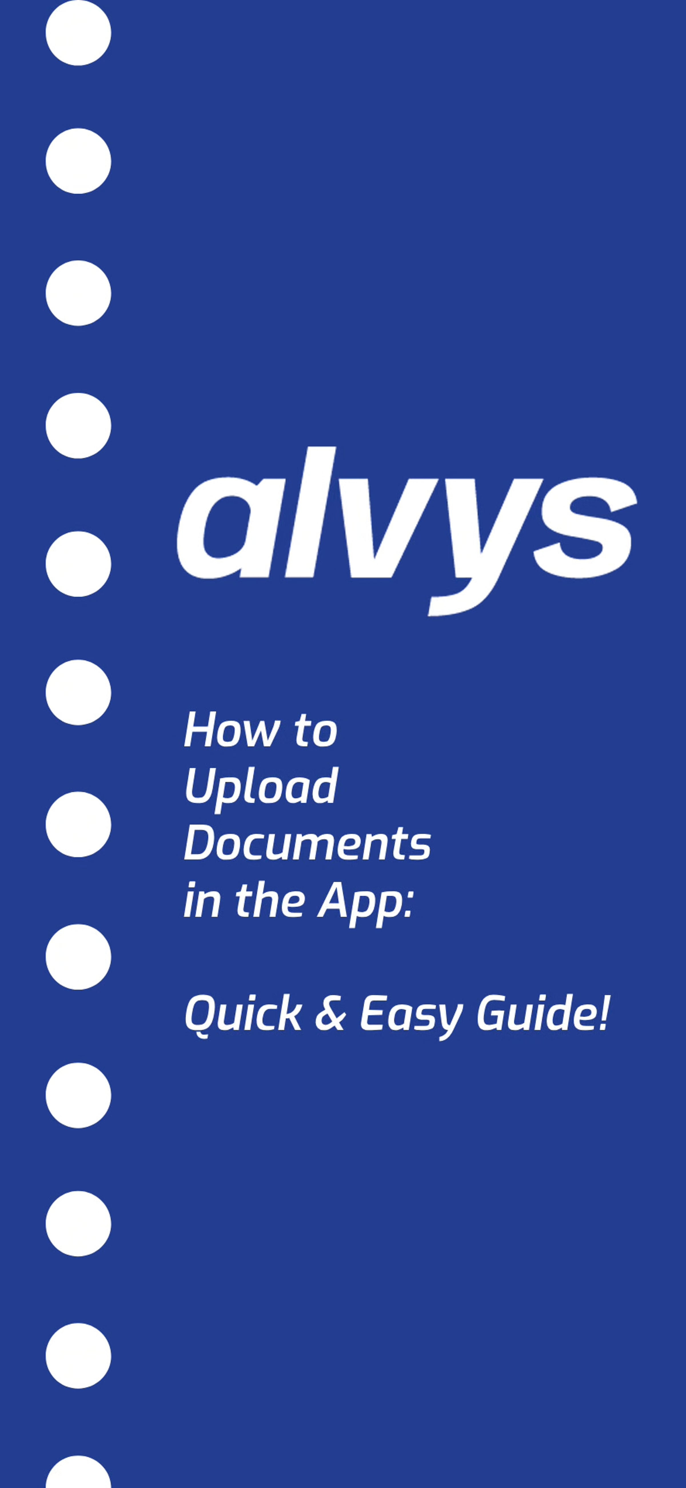 How to Upload Documents Using the Mobile App