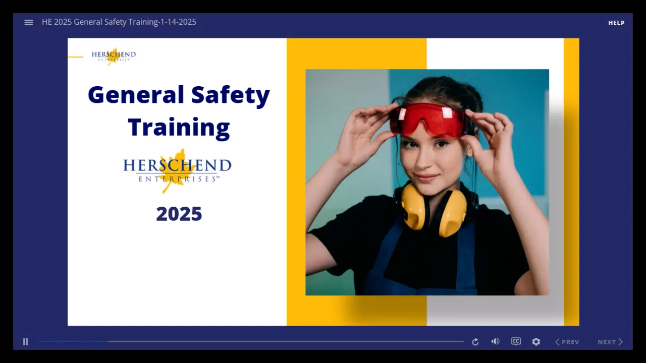 2025 General Safety Training Video