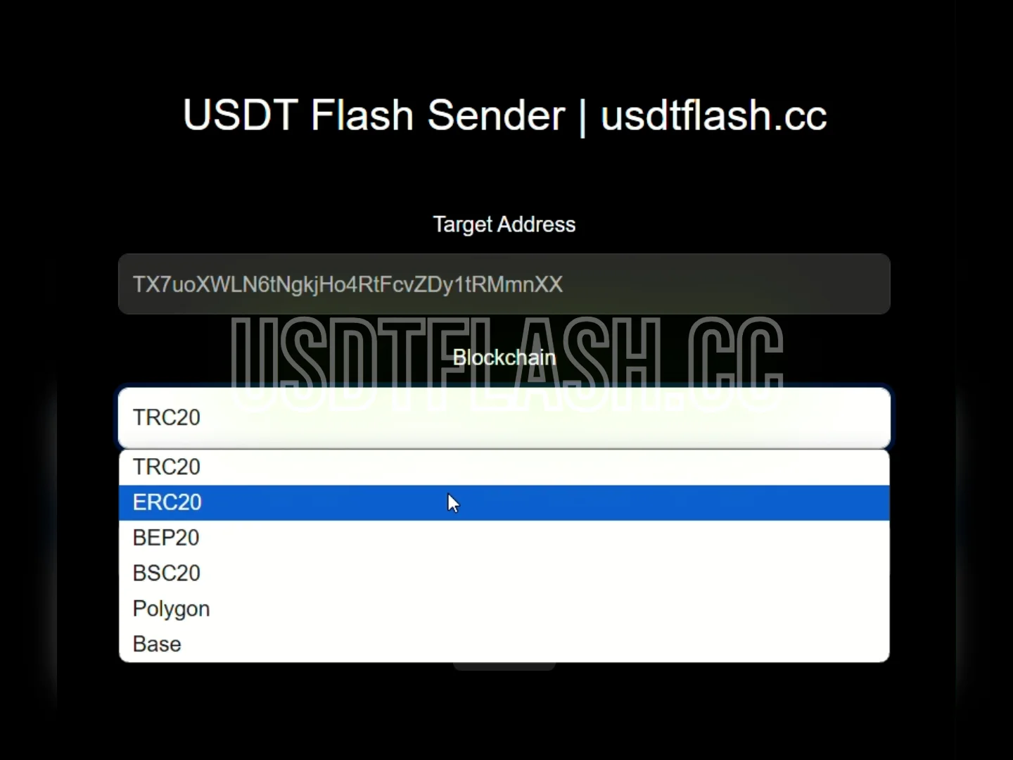 USDT Flasher | How to create flash usdt?