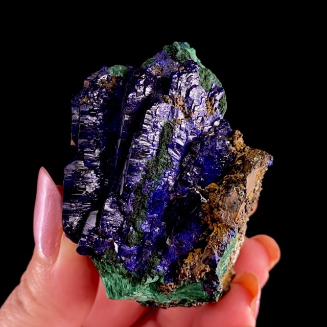 Azurite (classic material) | Bisbee, Cochise Co., Arizona, USA