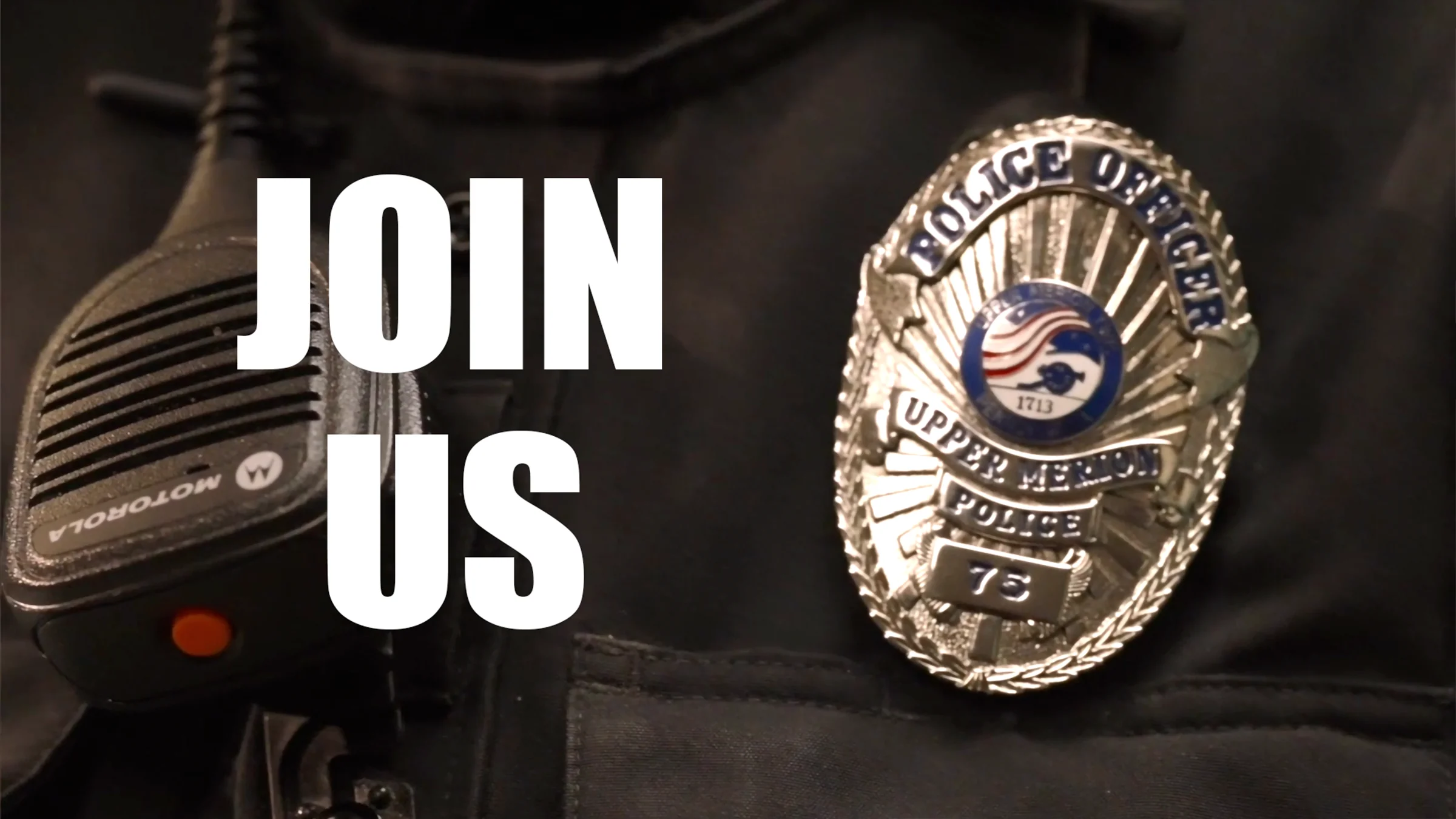 Upper Merion Police Dept - Join Us