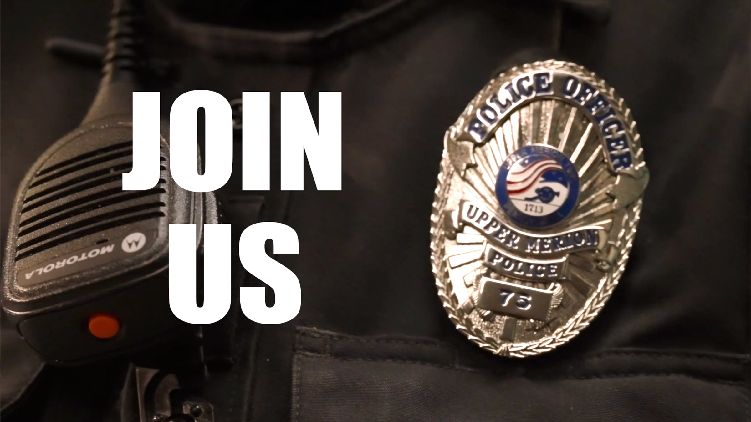 Upper Merion Police Dept - Join Us