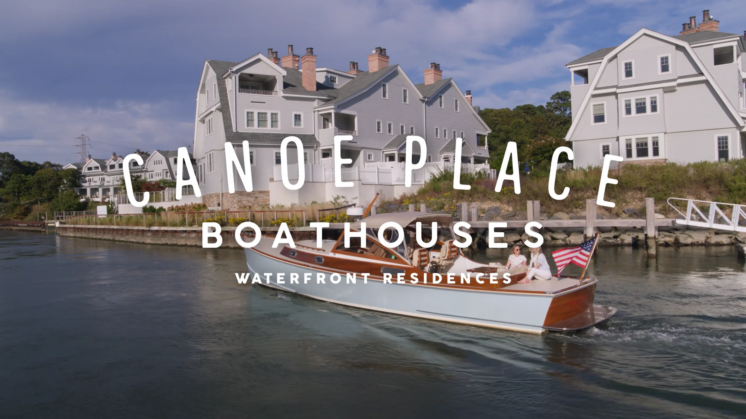 Canoe Place Boathouses