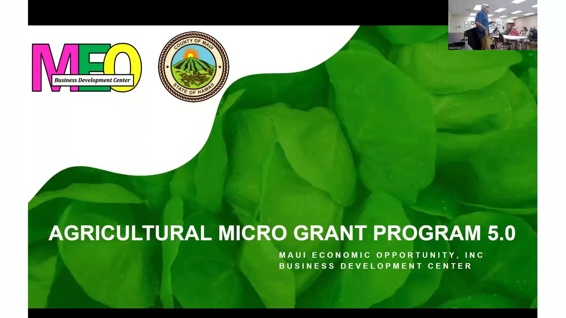 Ag Micro Grant Info Meeting