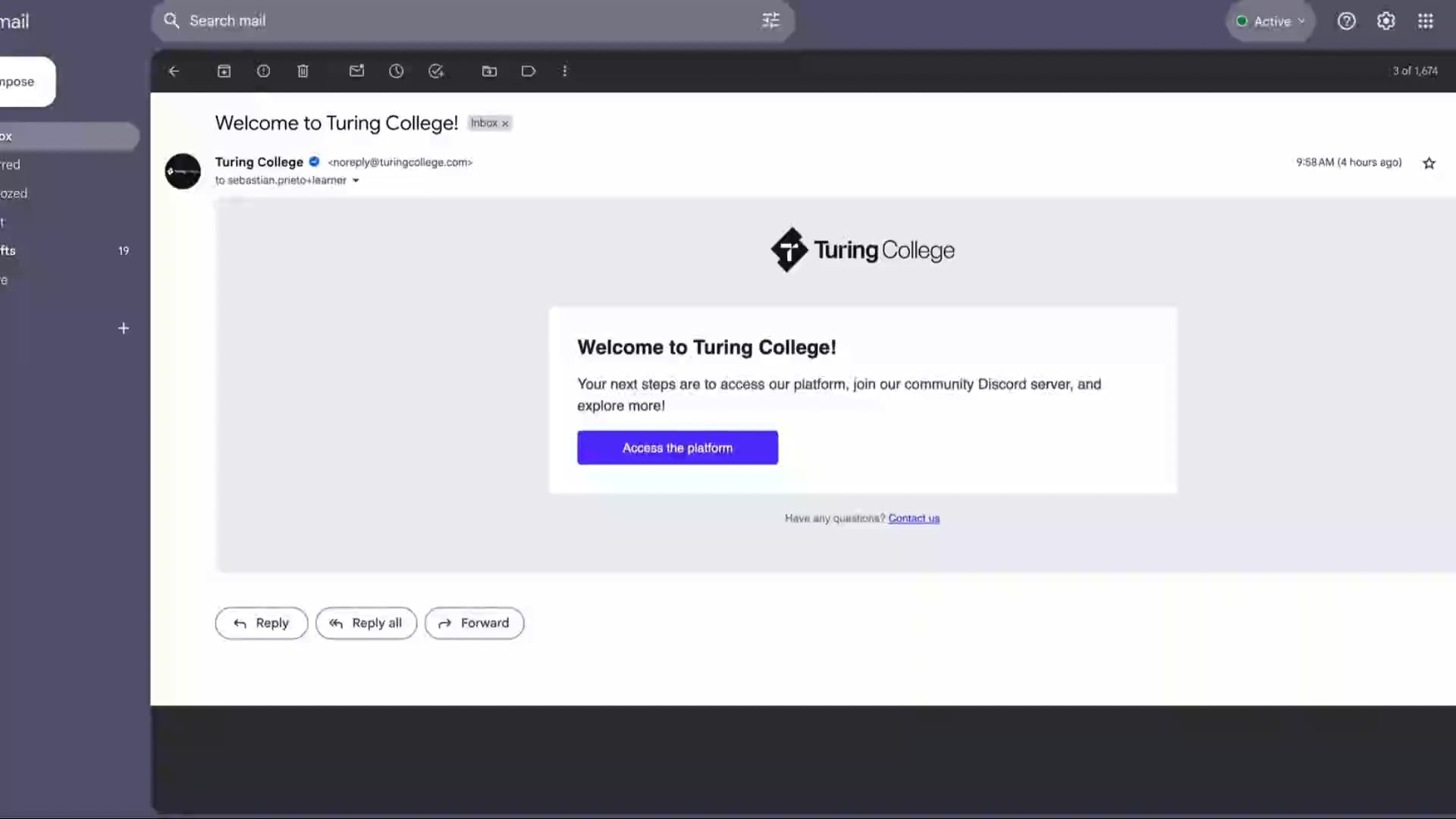 Getting started at Turing College