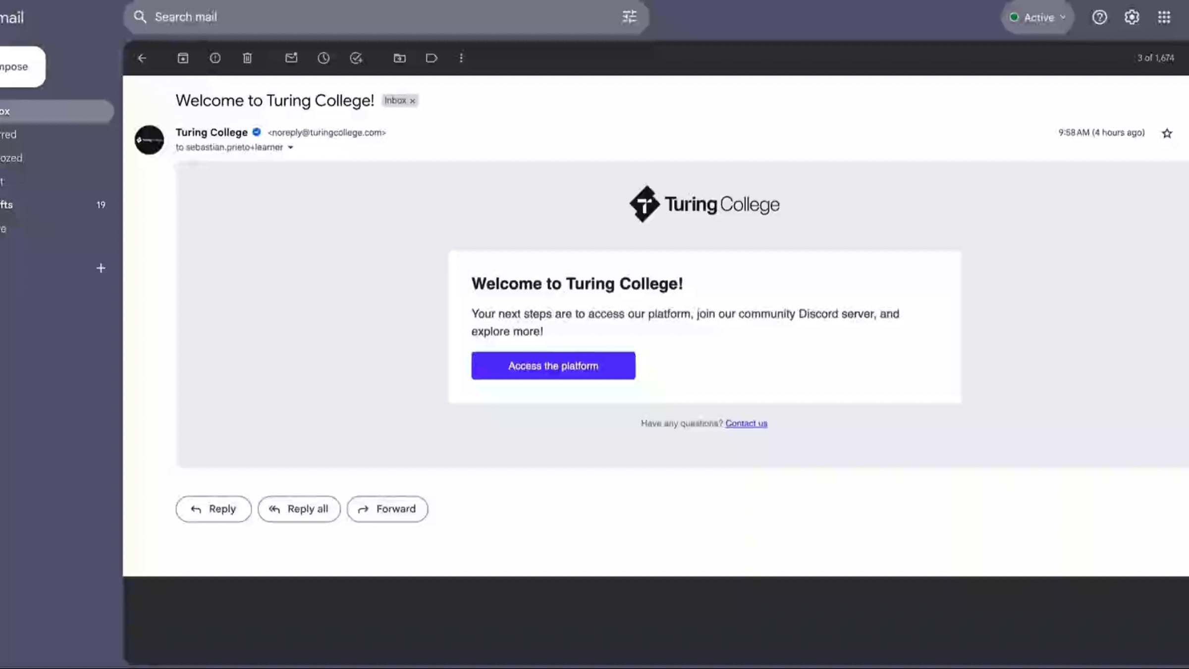 Getting started at Turing College