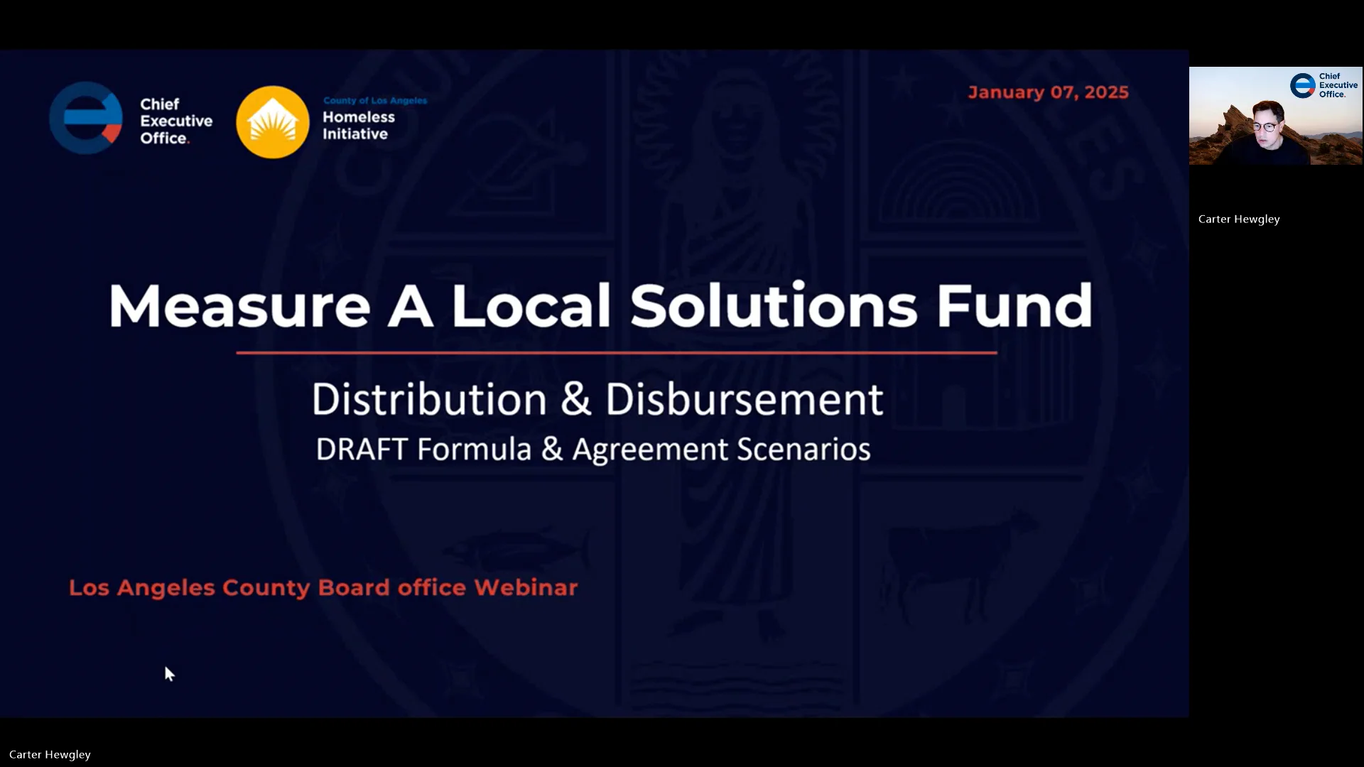 Measure A - Local Solutions Fund - Draft Formula Recommendations