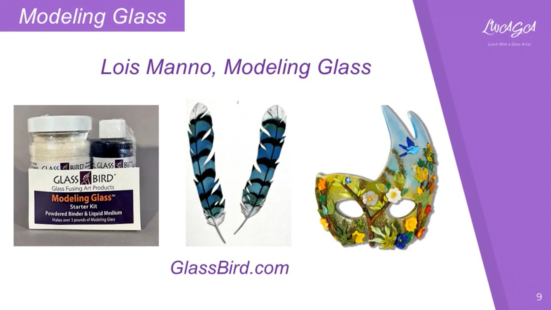 1-18-2025 Modeling Glass with Lois Manno - Glassbird Studios