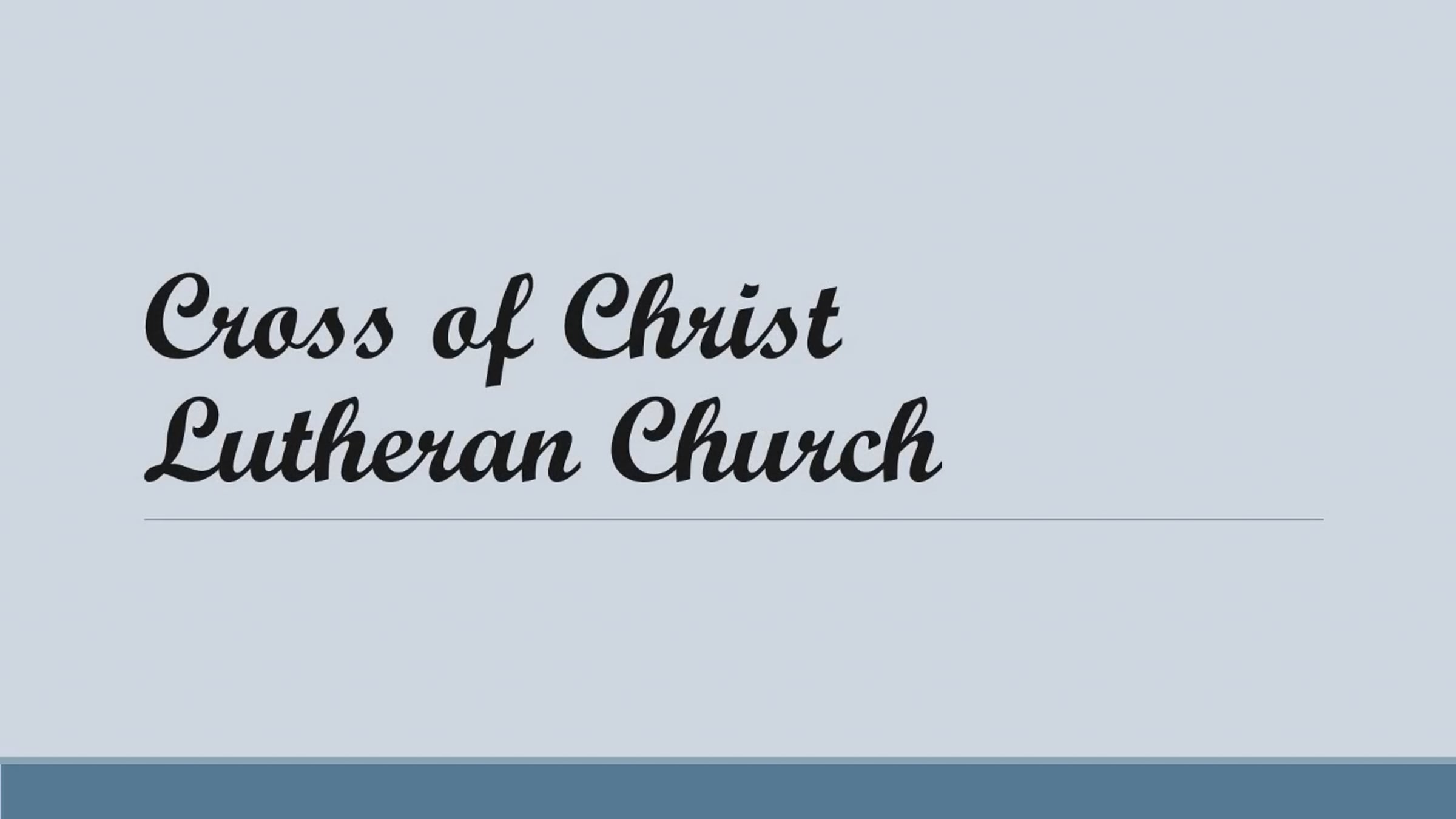 Sunday Service at 10:30am