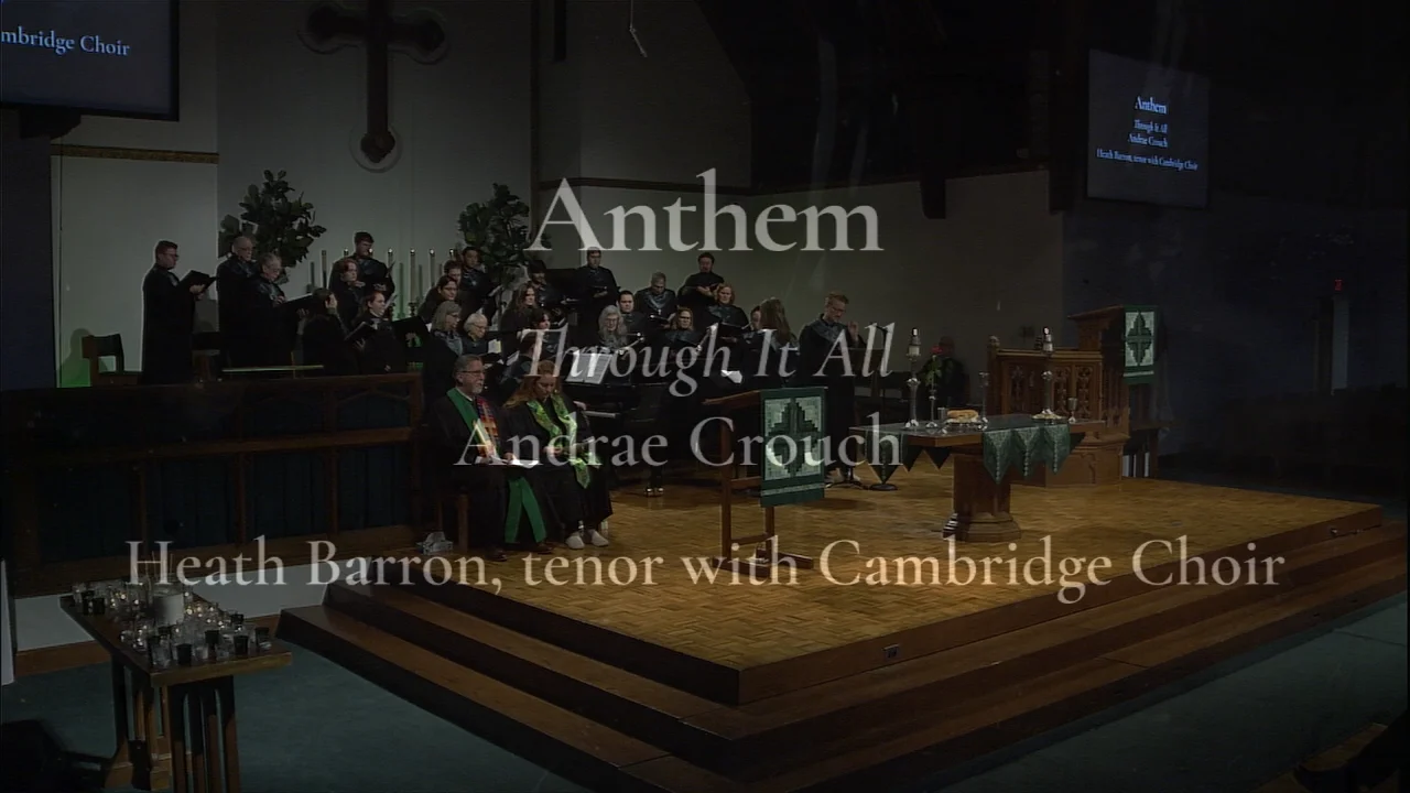 01.19.25 10am Offertory Anthem - Through It All Andrae Crouch