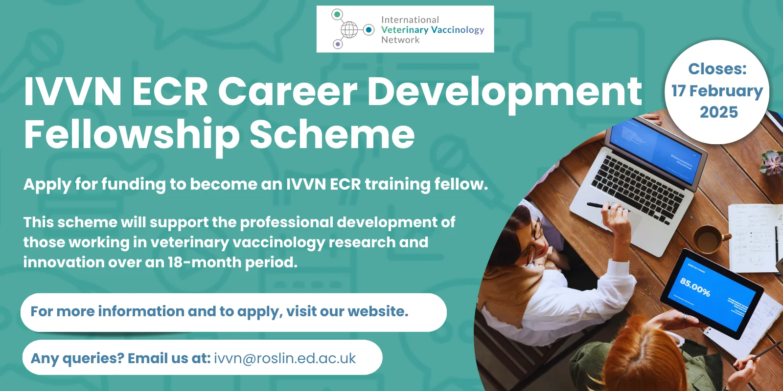 Q&A Webinar: IVVN ECR Career Development Fellowship Scheme