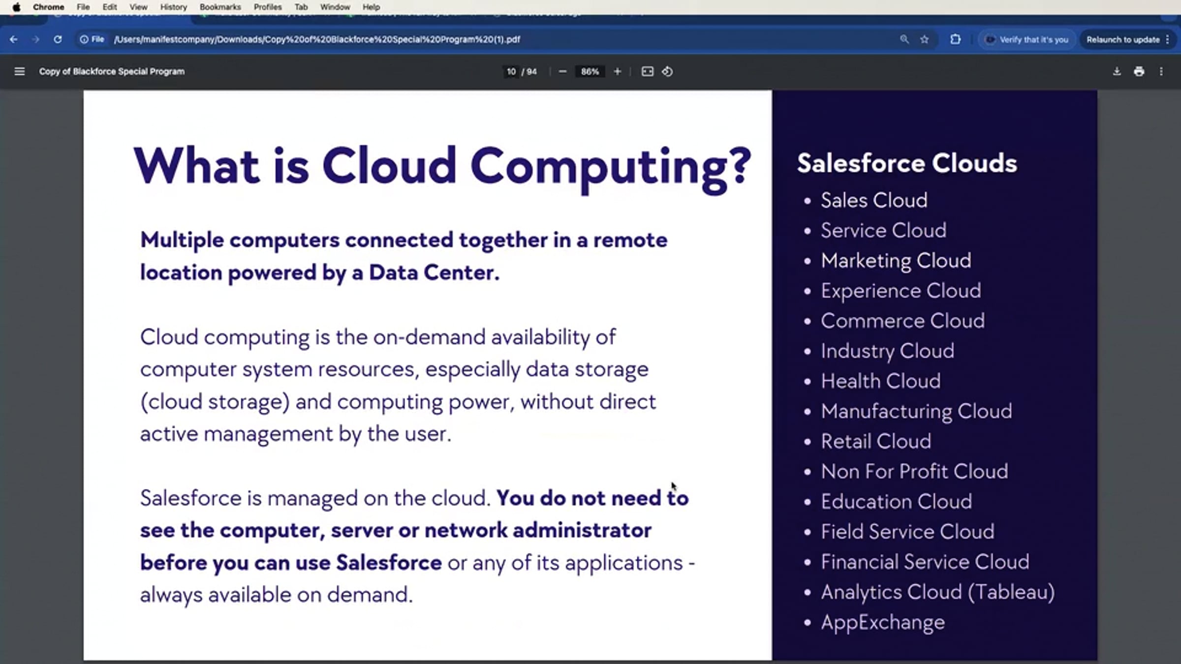 Different Salesforce Clouds you can explore