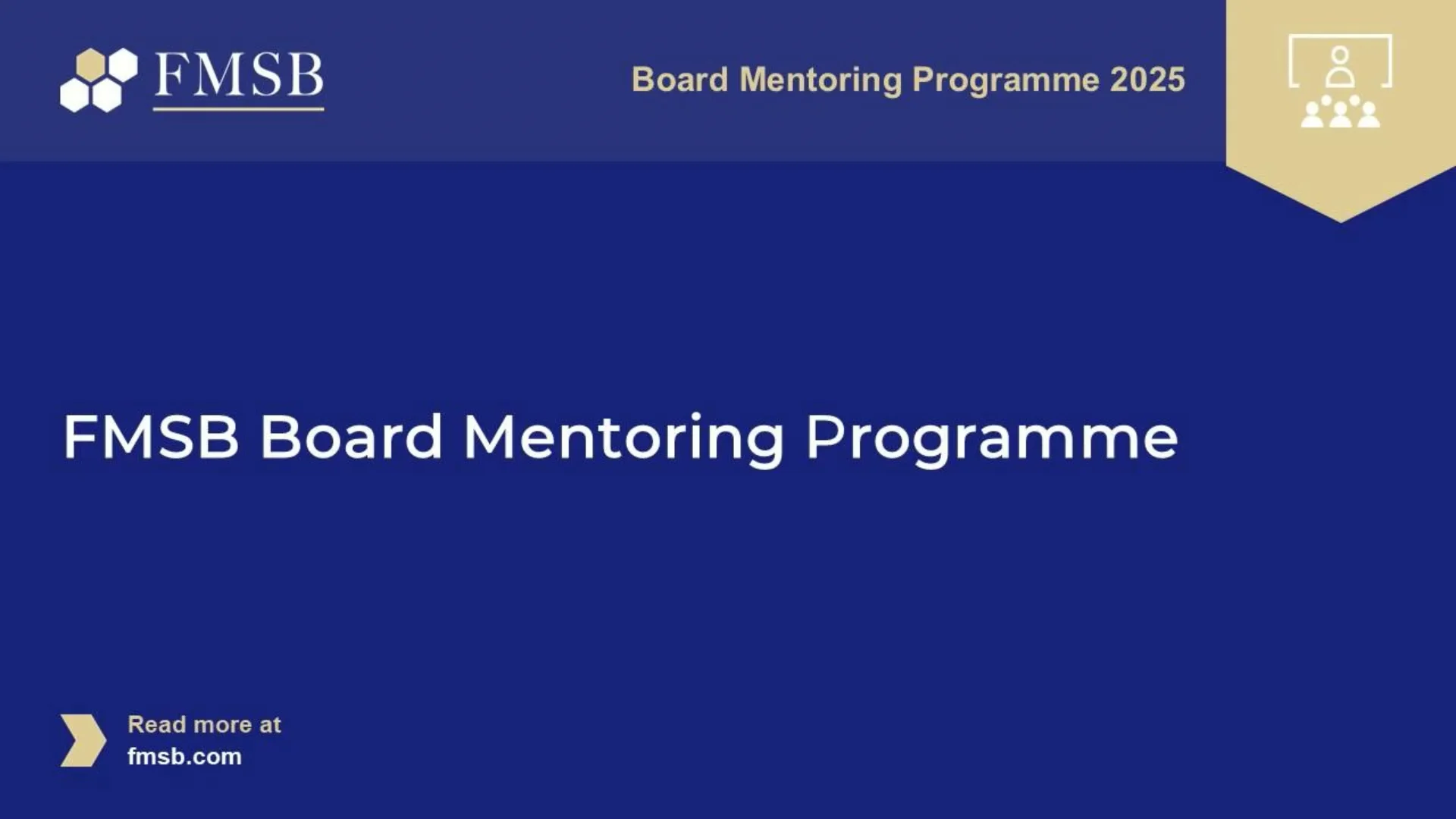 FMSB Board Mentoring Programme