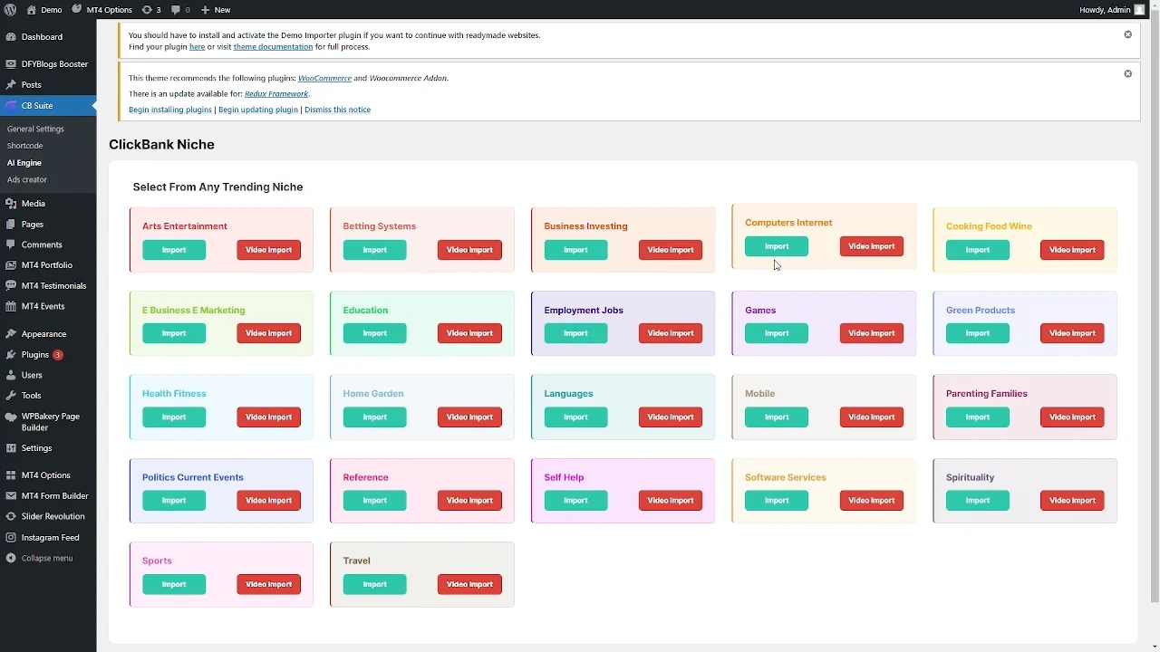 How to Import Video Posts