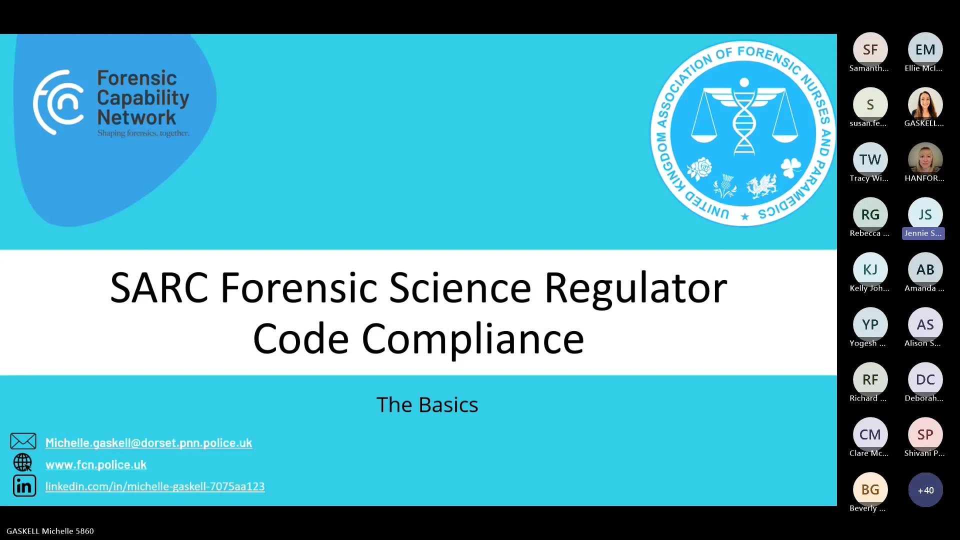 UKAFNP Webinar - SARC Forensic Science Regulator Code Compliance- The ...