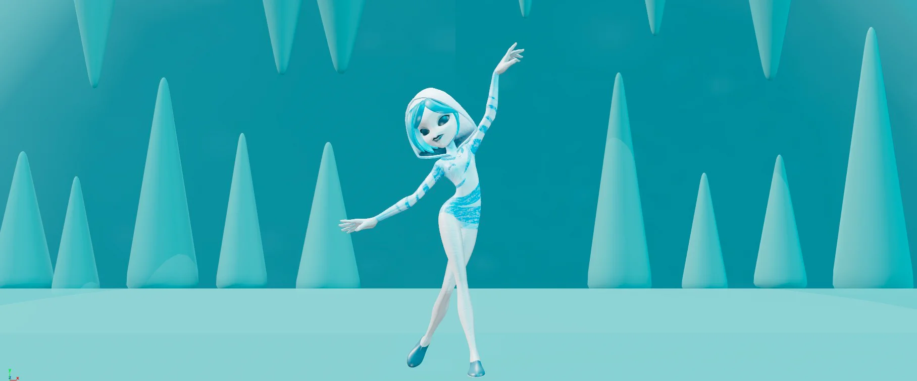 Ice skating animation II