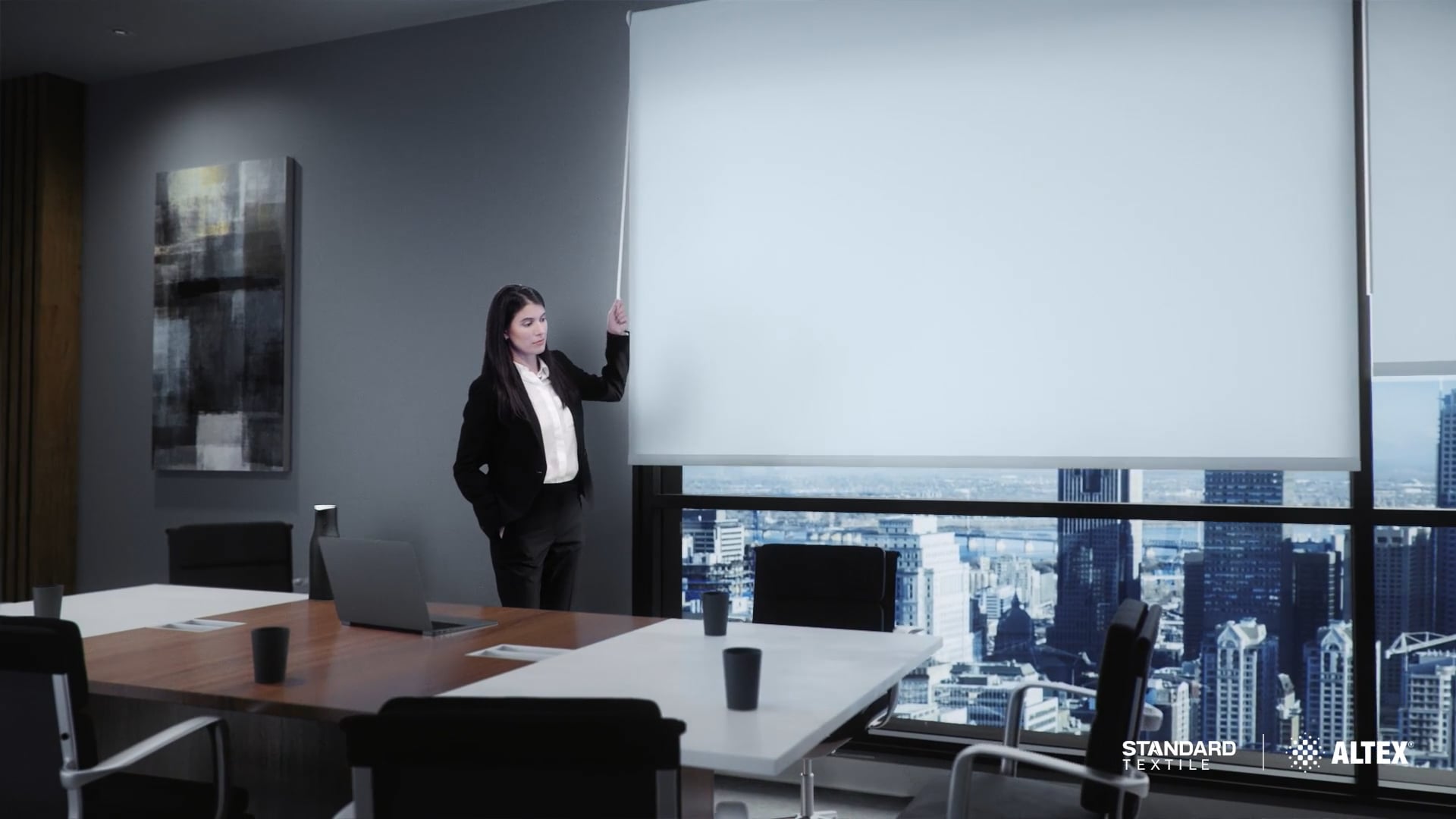 Solar Shades with Newton High-Speed Lite-Lift® Technology