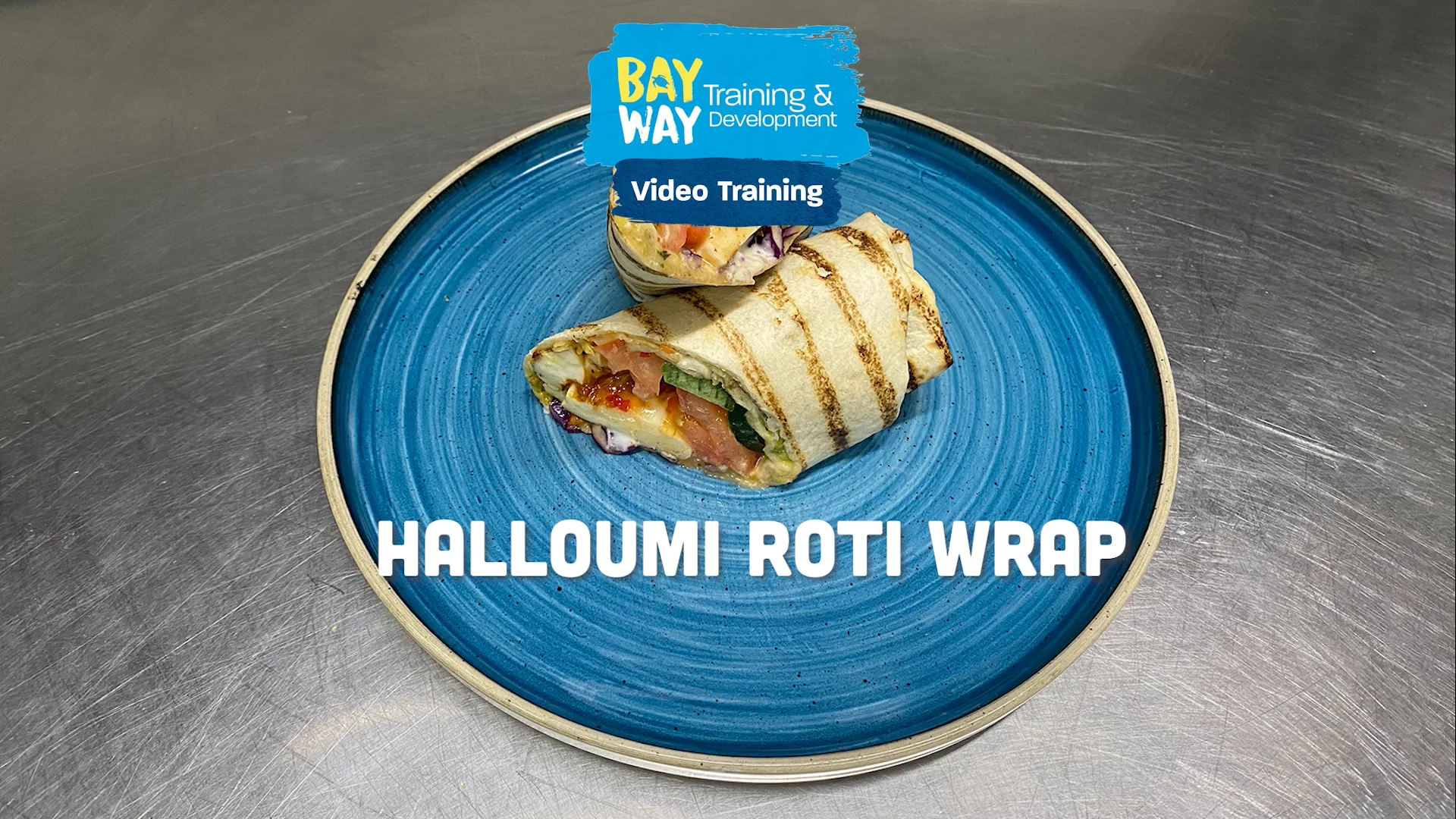 Halloumi Roti Wrap