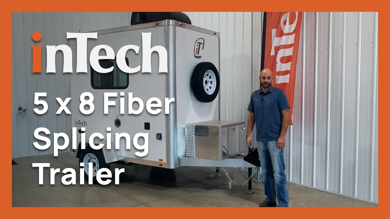 inTech Fiber Splicing Trailer | 5 x 8 Model
