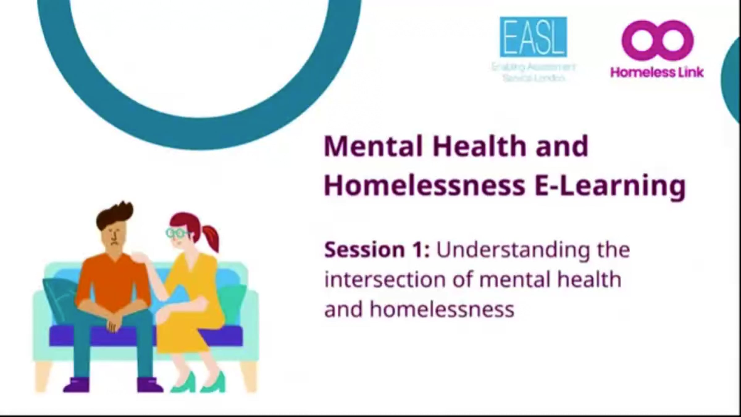 Mental Health & Homelessness E-Learning: Session 1