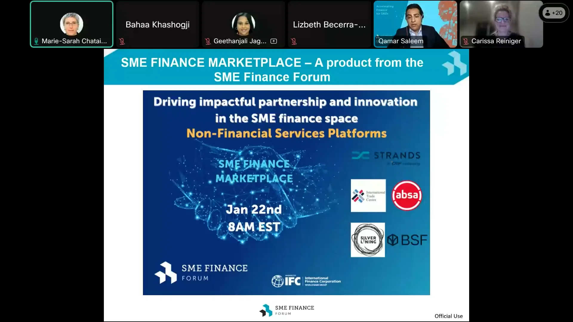 SME Finance Virtual Marketplace - Focus on Non-Financial Services Platforms
