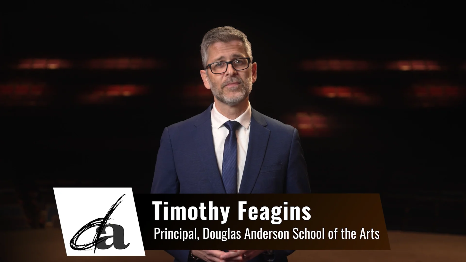 Timothy Feagins - The New Principal of Douglas Anderson School of the Arts