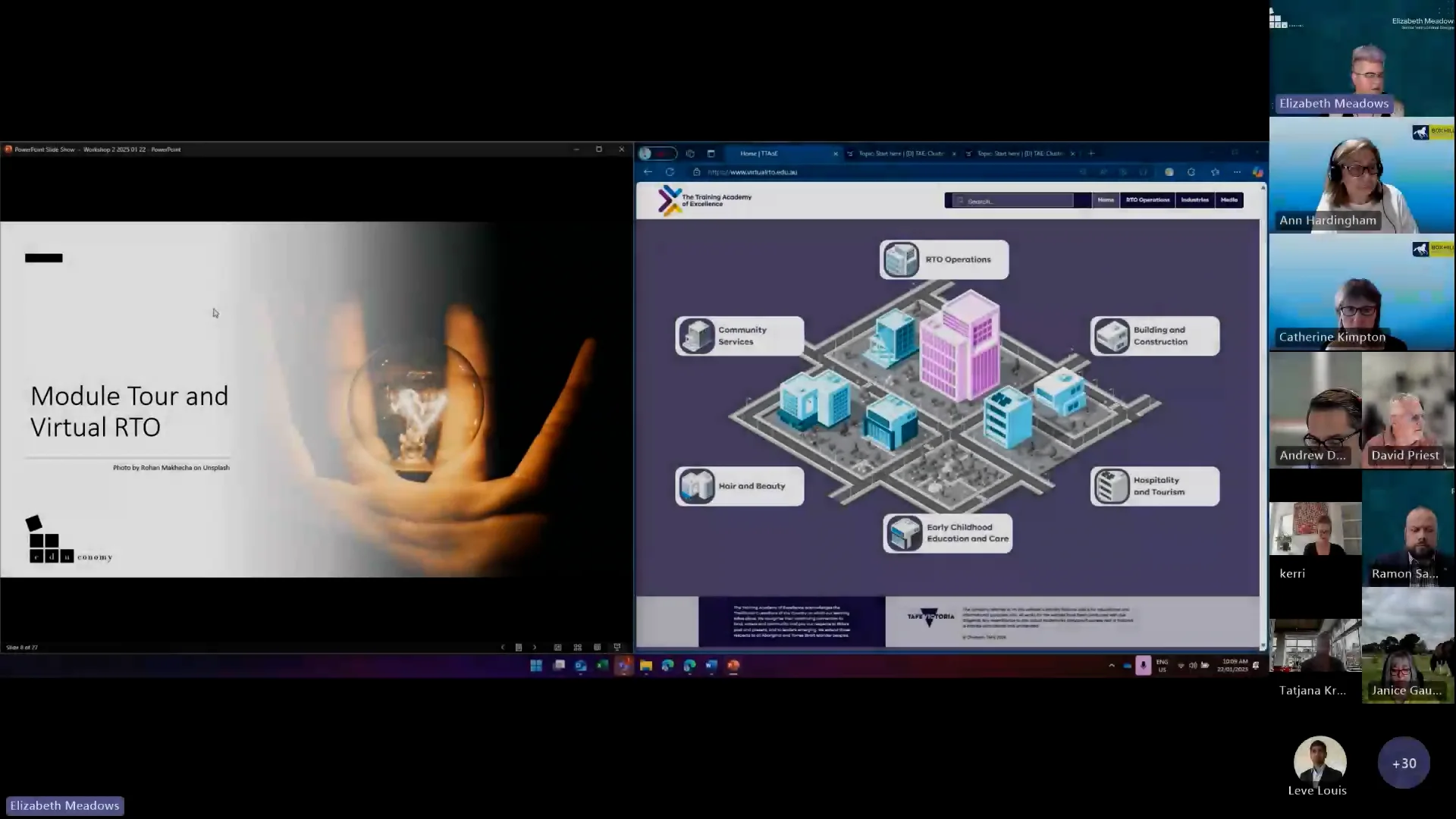 TAE Moodle and Virtual RTO tour