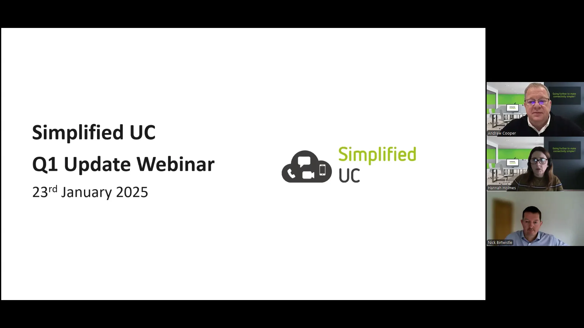 Simplified UC Webinar
