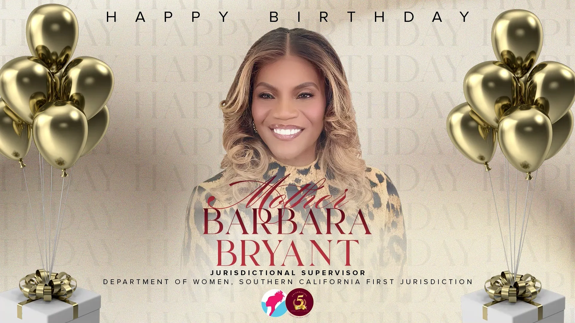 Full Birthday Tribute to Mother Barbara Bryant