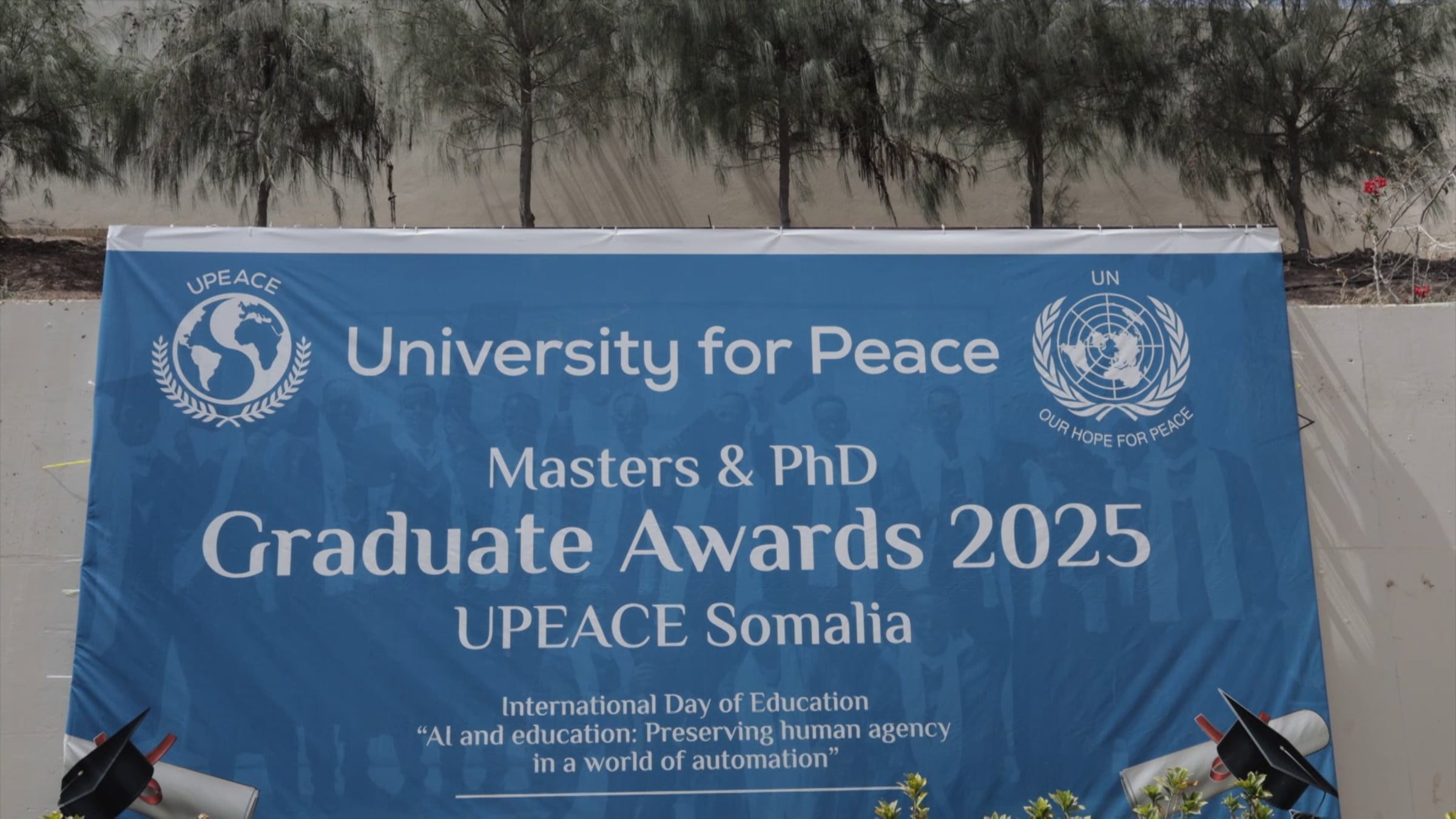 At the fourth graduation ceremony in Mogadishu, University for Peace ...