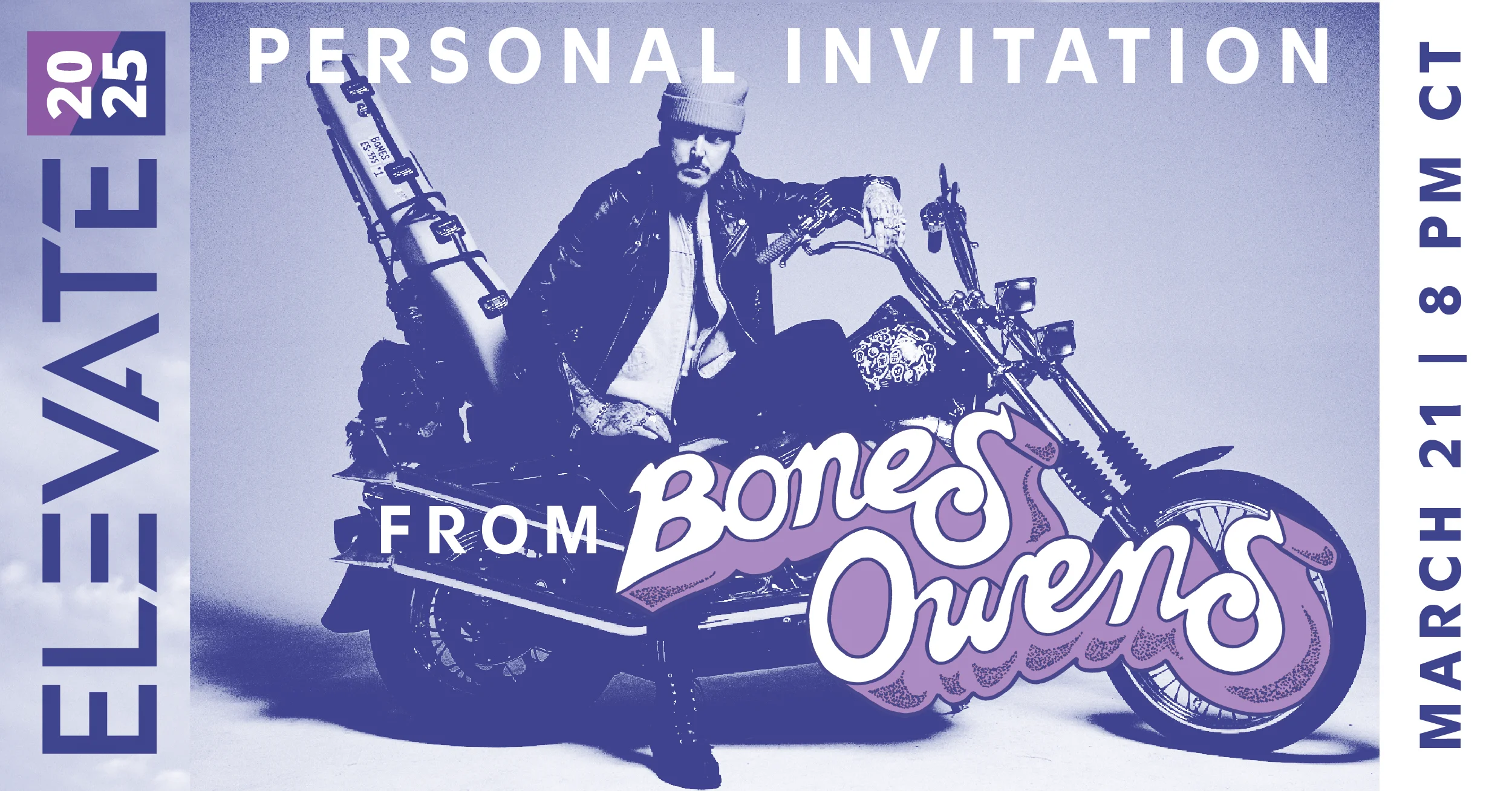 Your Special Invitation to Elevate from Bones Owens