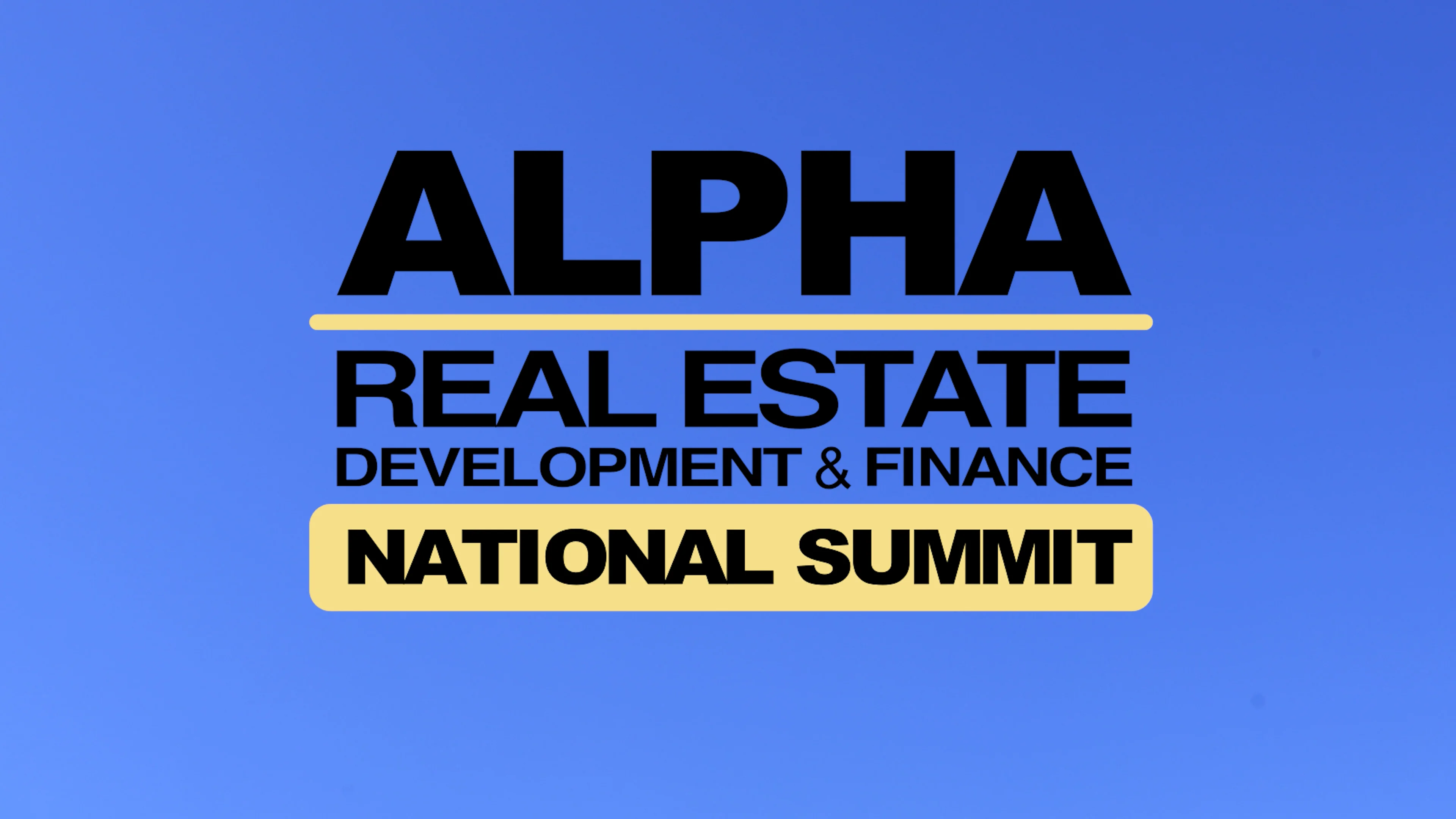 Alpha RE Summit - Charlotte 2024 Overview 1