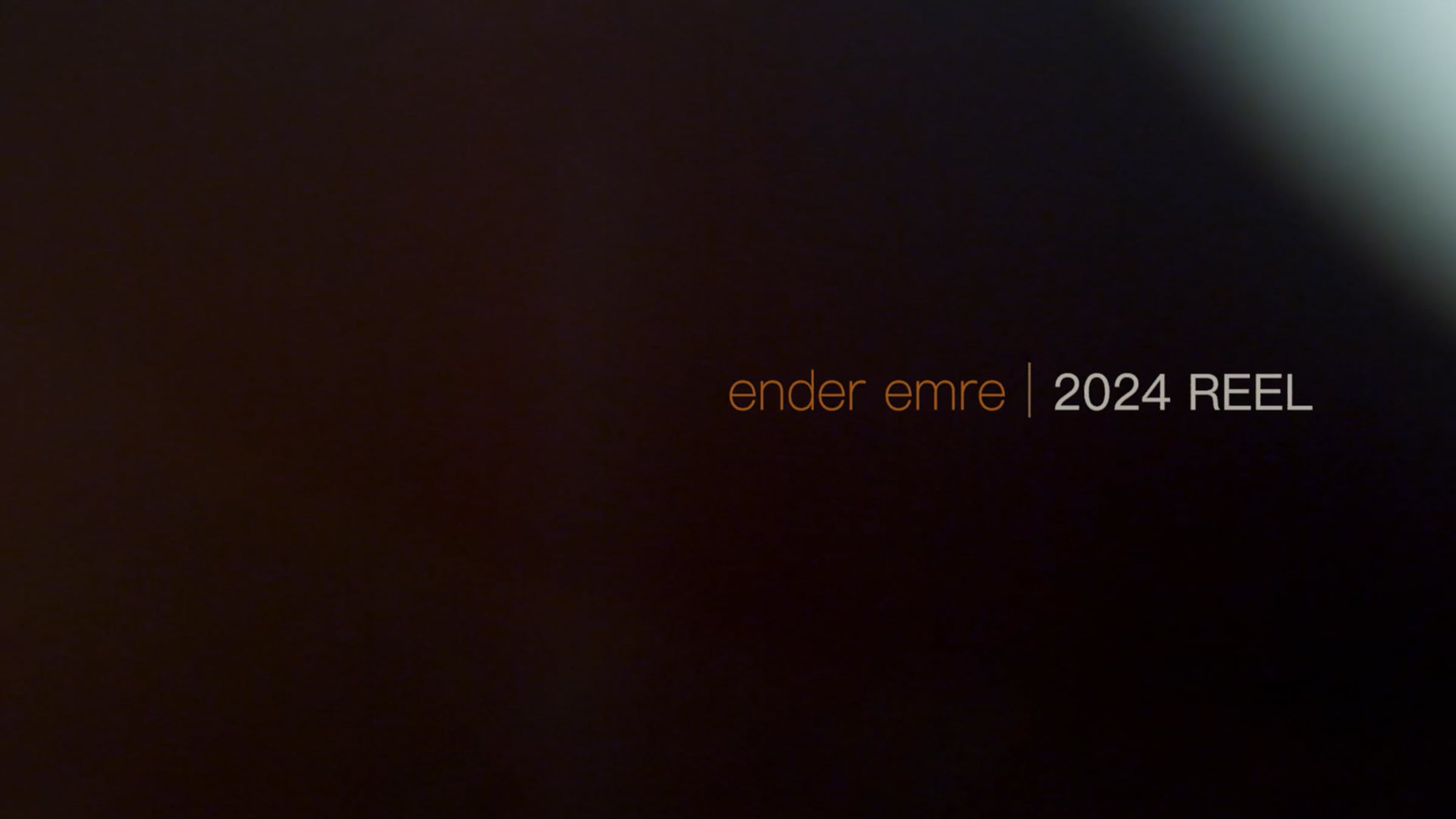 2024 Creative Producer Reel