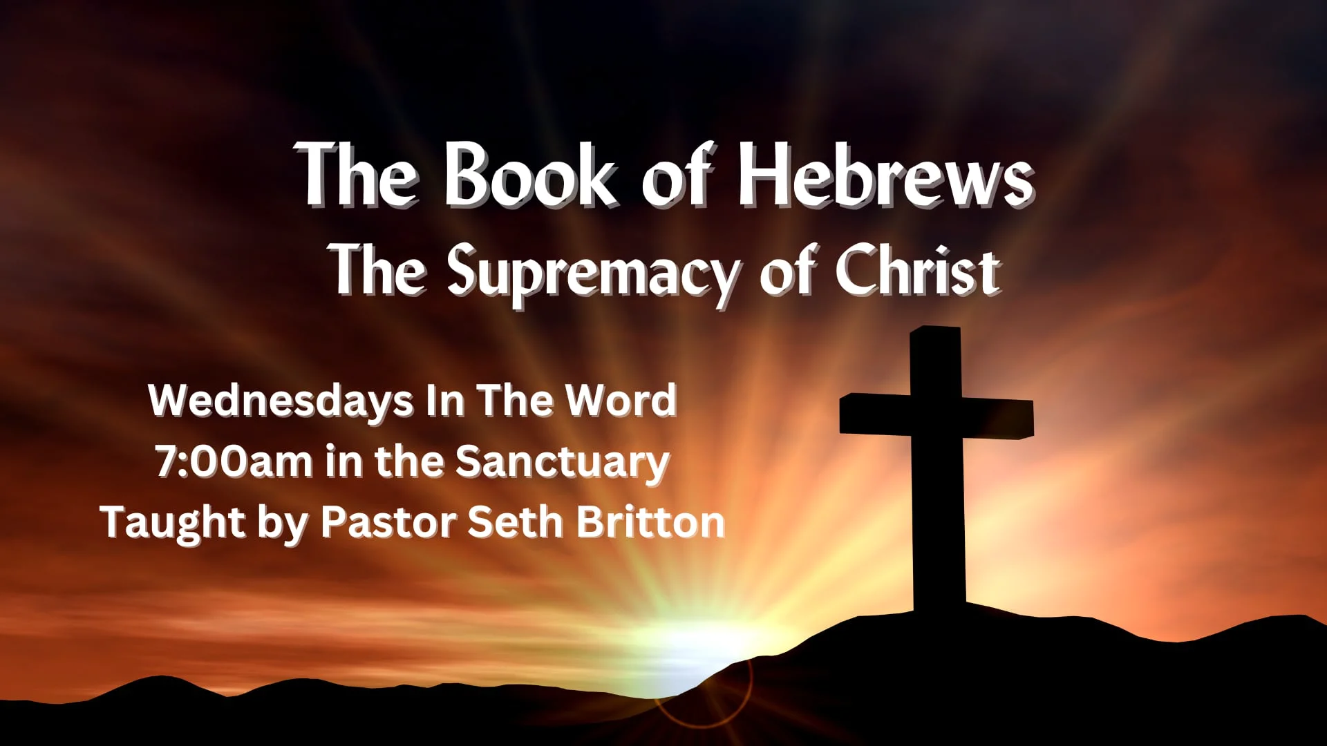 2025-01-29 Wednesday Morning Bible Study Livestream