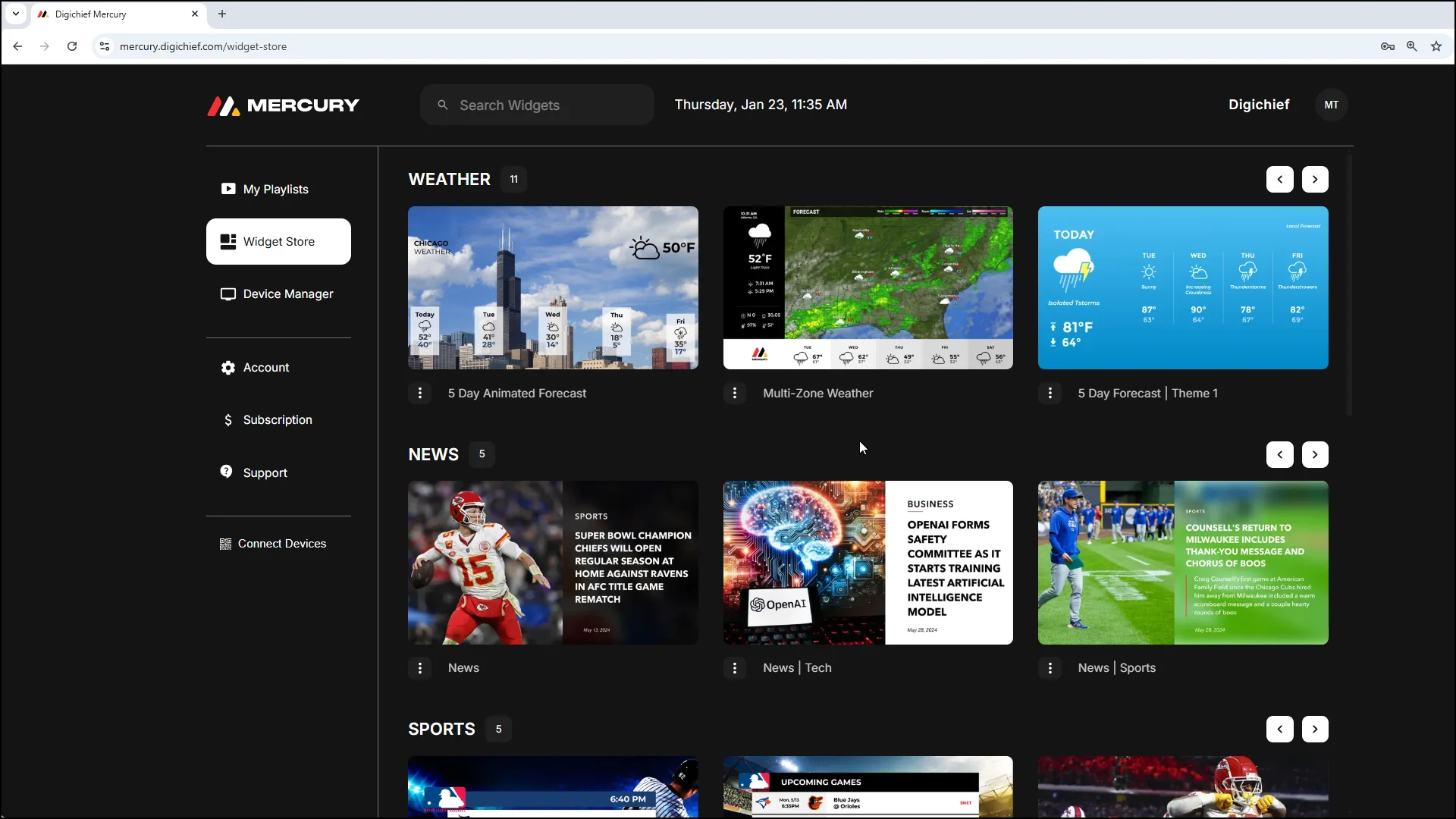 Mercury | Get Started
